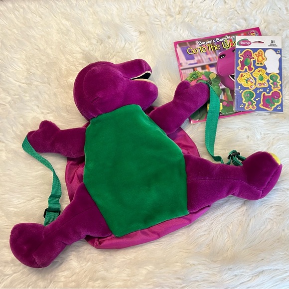 Barney & Friends | Accessories | Vintage Barney The Purple Dinosaur ...